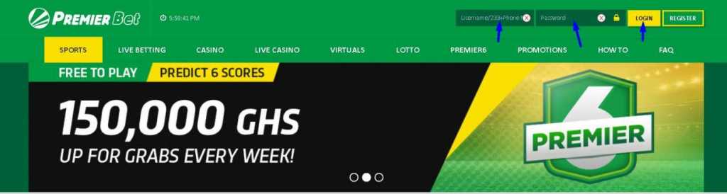 Premier Bet registration PremierBet login Sign up bonus